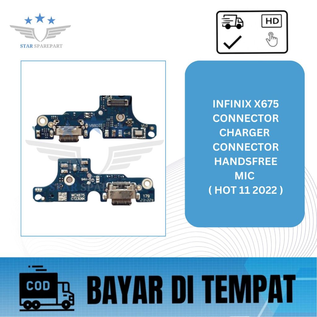 Jual FLEXIBEL INFINIX X675 + CONNECTOR CHARGER + CONNECTOR HANDSFRE ...