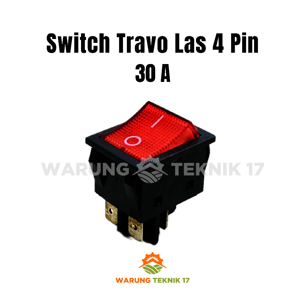 Jual Switch Travo Las 4 Pin 30A Saklar Sakelar Skakel On Off Travo Las ...
