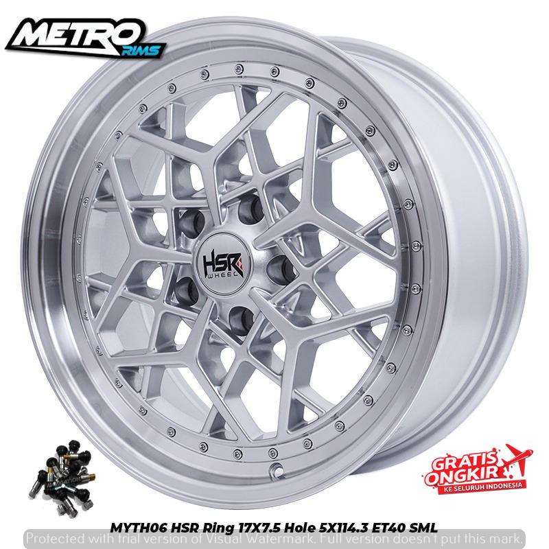 Jual VELG RACING MODEL AKAR CELONG RING 17 MOBIL RUSH TERIOS CORTEZ PELEK HSR MYTH06 R17 TOKO ...