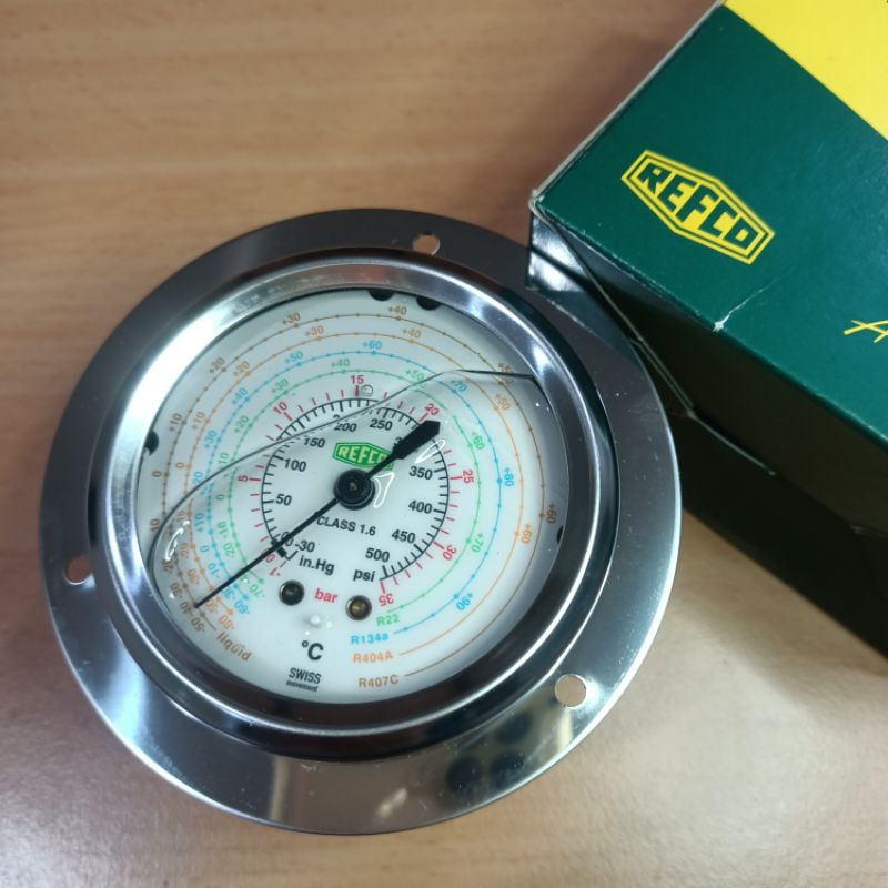 Jual MR305 HIGH, PRESSURE GAUGE MODEL PAYUNG, METERAN OLI REFCO MR 305 | Shopee Indonesia