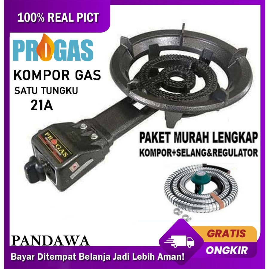 Jual Kompor Cor Gas Mata Api Seribu PROGAS Tekanan Rendah Model P 21A ...