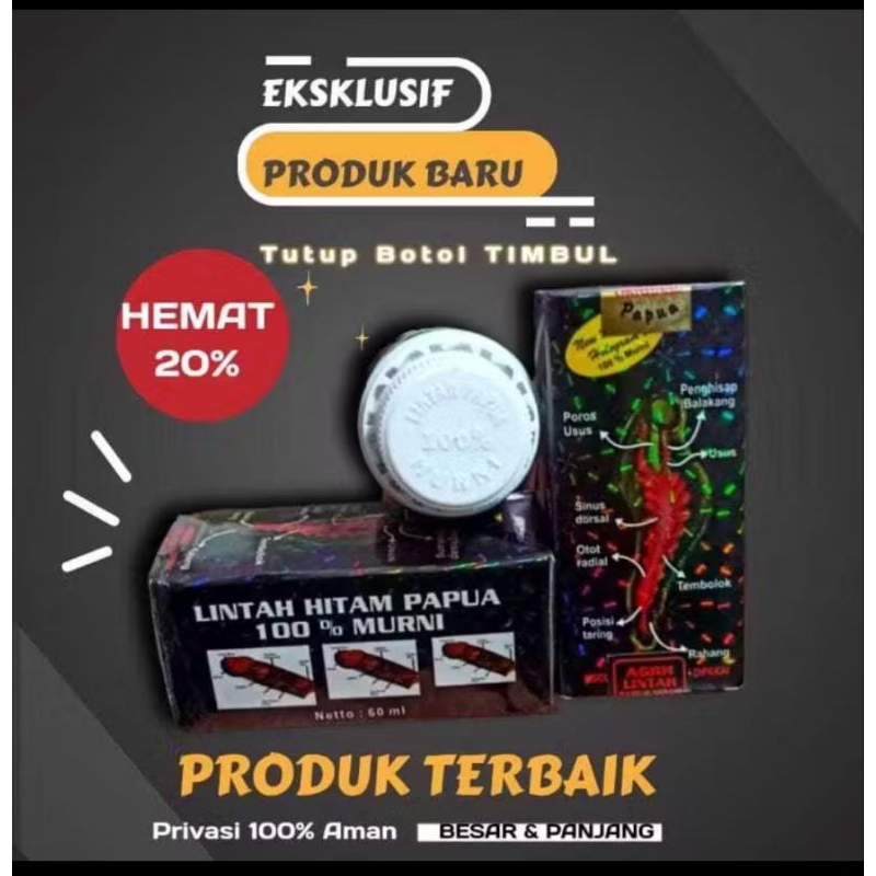 Jual Lintah Hitam Asli 100% Original Pembesar Vital Pria Tahan Lama Perkasa | Shopee Indonesia