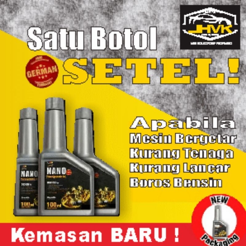 Jual JHVK PURE NANO SYNTHETIC OIL 100ml (100% ORIGINAL) DISTRIBUTOR ...