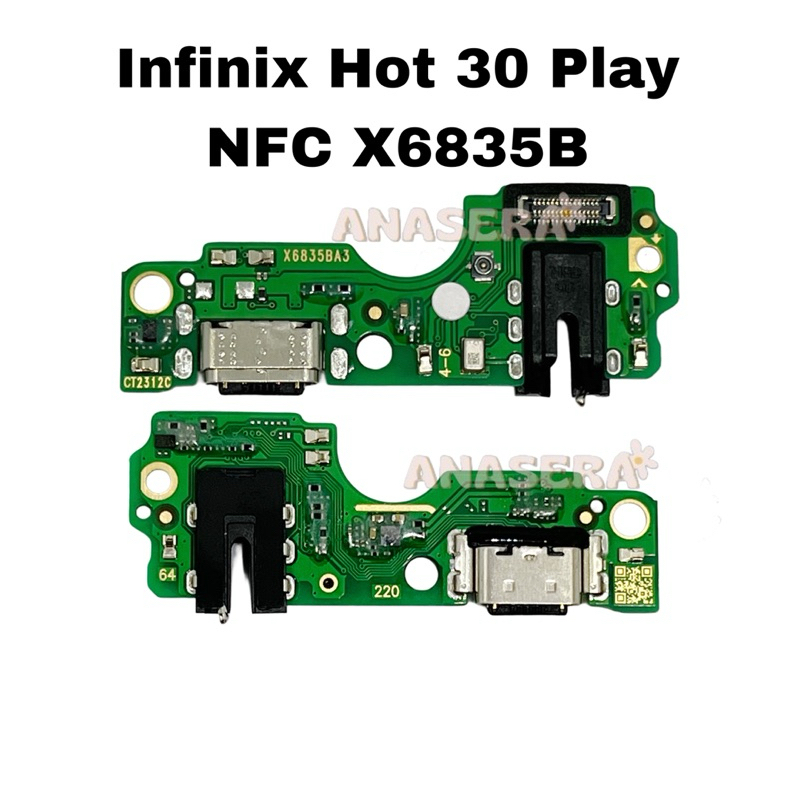 Jual Papan Cas / Pcb Cas / Conector Cas Infinix Hot 30 Play NFC X6835B ...