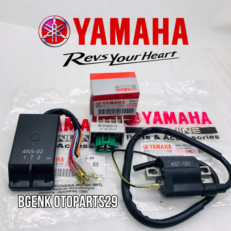 Jual PAKET 3 ITEM PENGAPIAN(cdi+kiprok+coil)YAMAHA FIZR FORCE ONE 2TAK ...