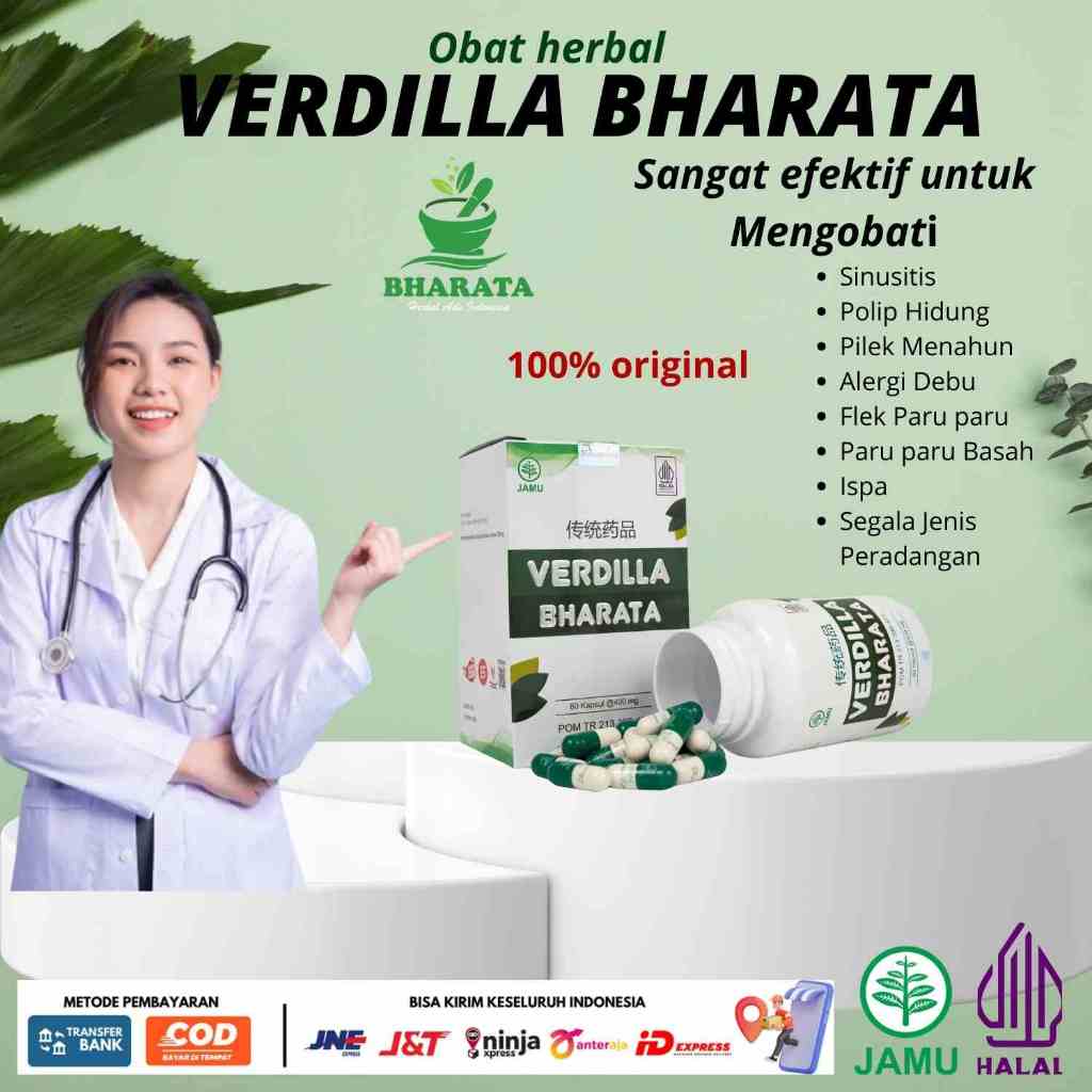 Jual Verdilla Bharata sangat efektif untuk mengobati polip hidung dan ...