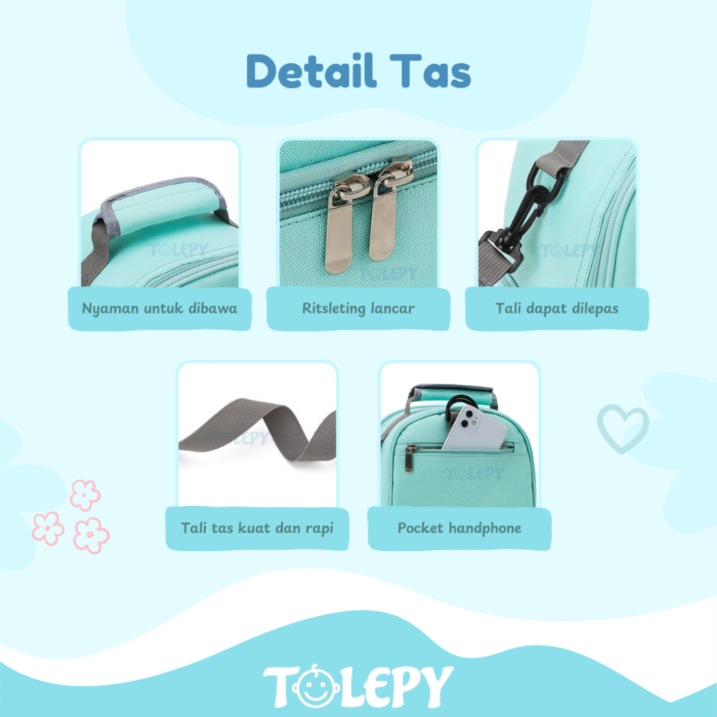 Jual Tas Ibu Menyusui / Tas Pompa Asi Anti Air / Breasmilk Bag Portable ...