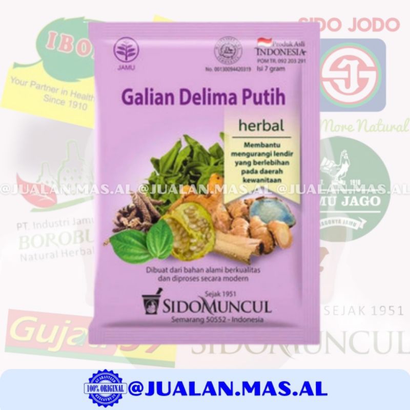 Jual SIDOMUNCUL - GALIAN DELIMA PUTIH (ISI 10 SACHET) | Shopee Indonesia