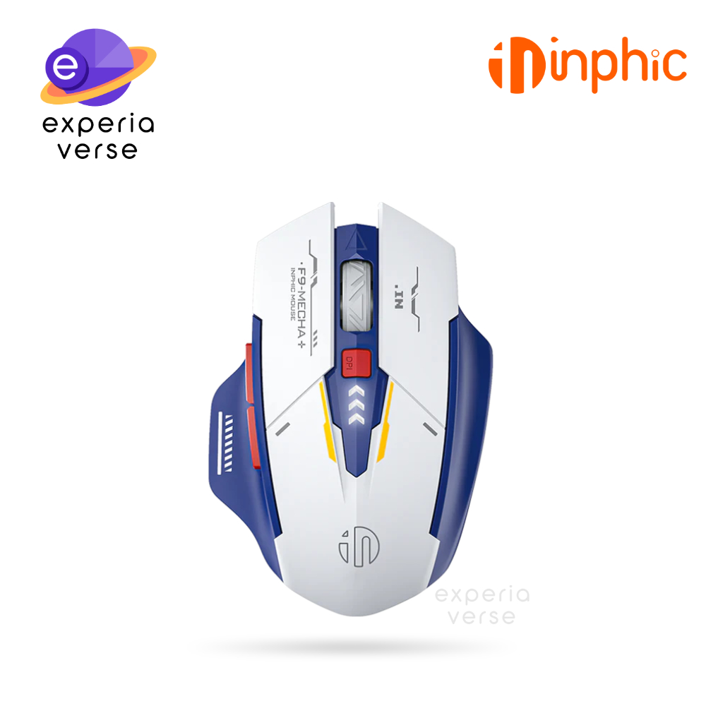 Jual Inphic F9 Wireless Mouse Komputer USB Dongle 2.4G, Rechargeable ...