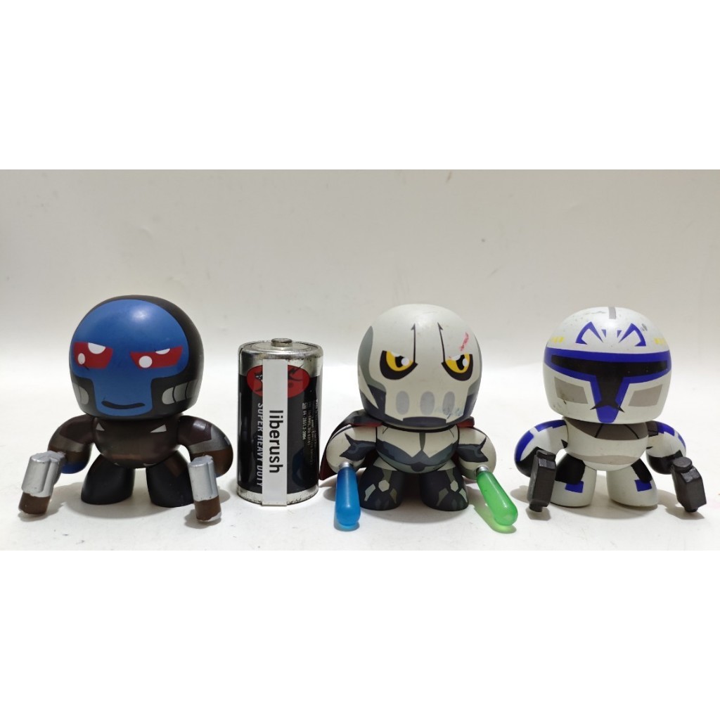 Jual Set mighty muggs star wars cad bane general grievous captain rex ...