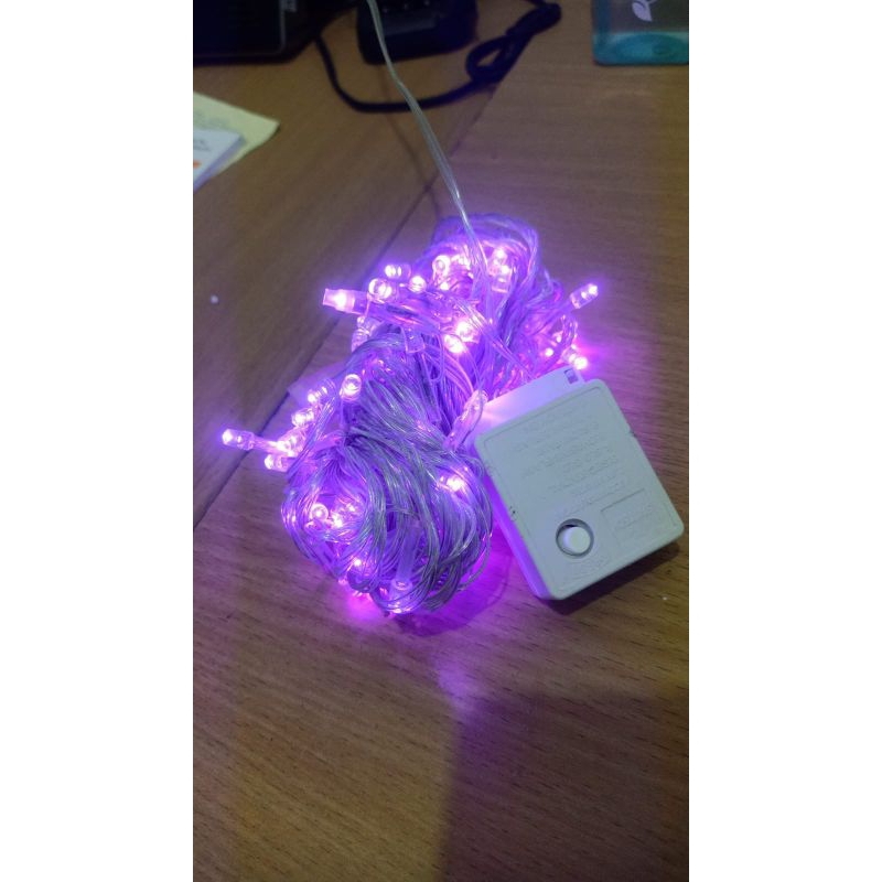Jual Lampu Led hiasan SIVITECH seri 100 Led Warna Ungu. | Shopee Indonesia