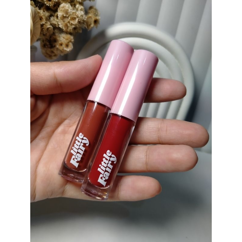 Jual Preloved Littel Fairy Glossy Lip Tint (2pcs) | Shopee Indonesia