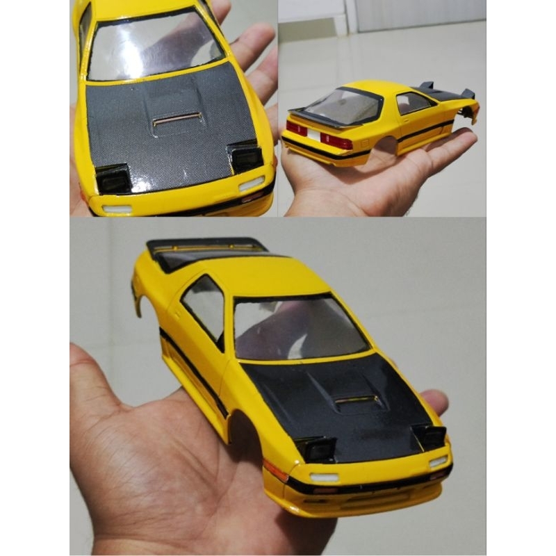 Jual body mini rc drift mokit 1/24 mazda rx7 | Shopee Indonesia