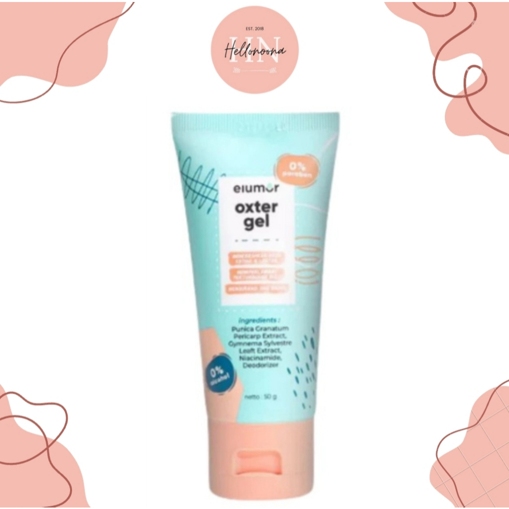 Jual ELUMOR - Oxter Gel Deodorant 50gr | Shopee Indonesia