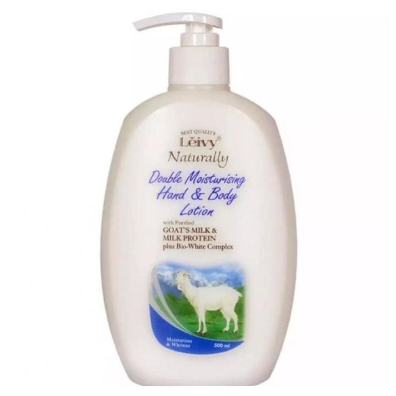 Jual handbody Leivy susu kambing 500ml | Shopee Indonesia