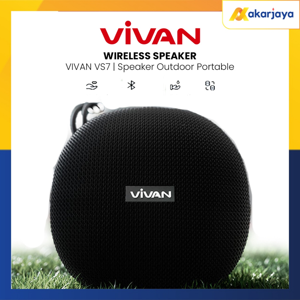 Jual Vivan VS7 Speaker Bluetooth 5.3 Speaker Outdoor Portable Classic ...