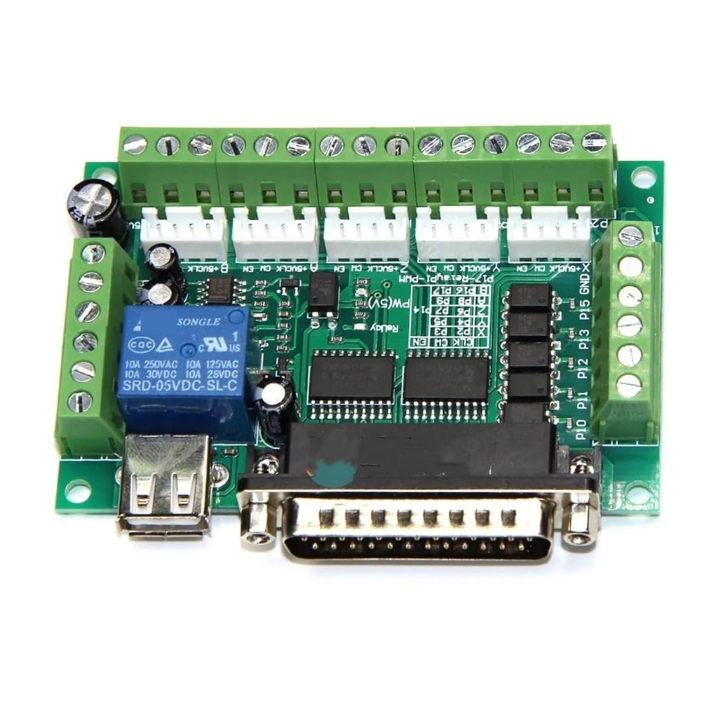 Jual Breakout Board Cnc Usb Mach3 5 Axis Interface Driver Motion Controller Driver Board