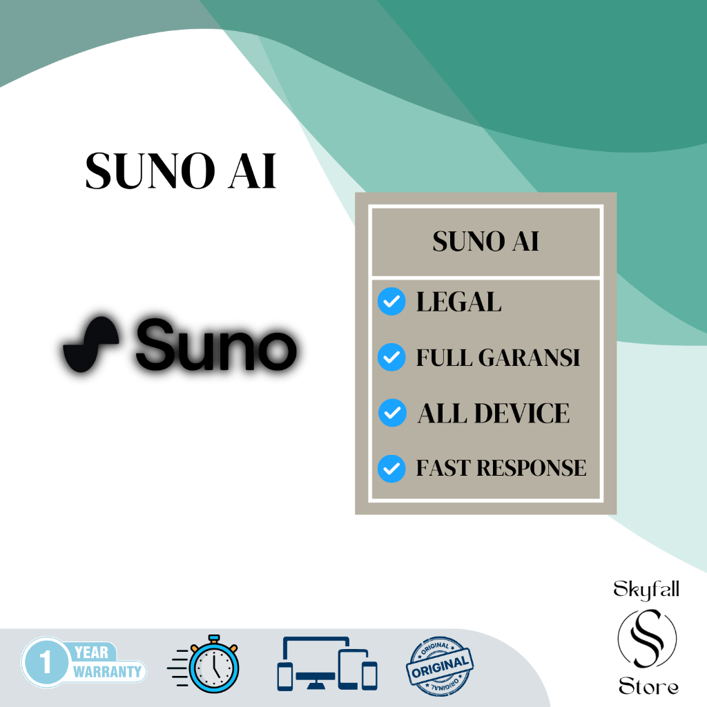 Jual SUNO AI PRO PREMIUM 1 TAHUN | MEMBUAT LAGU DENGAN SUNO | MUSIK AI ...