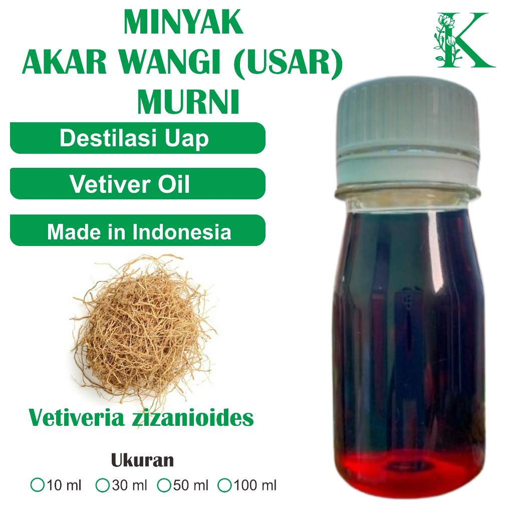 Jual 10 ml minyak akar wangi Usar madu murni asli tanpa campuran ...