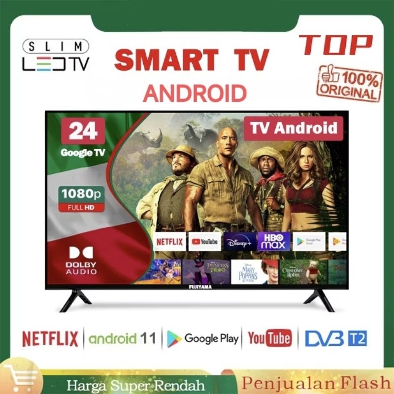 Jual ANIMAX - OUBEISI SMART TV 24 INCH ANDROID TV DIGITAL MONITOR LED ...