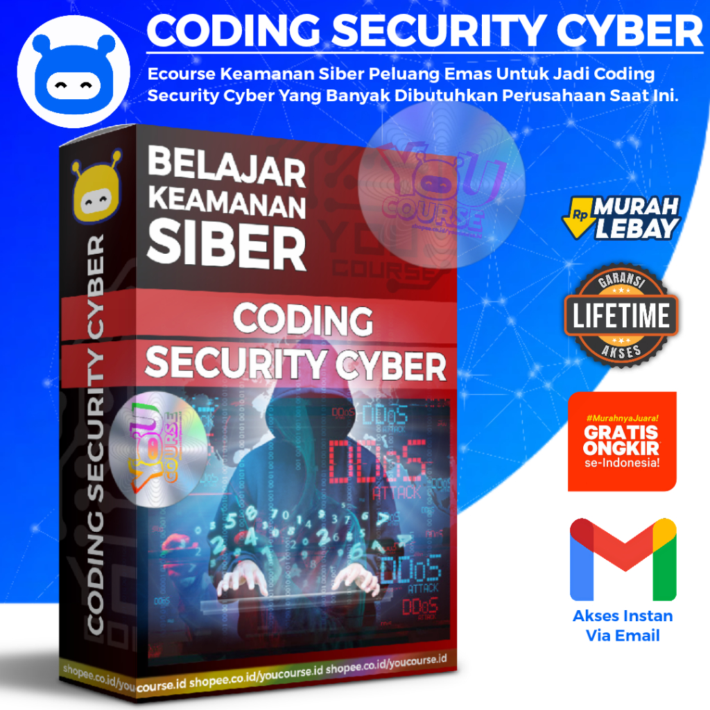 Jual BELAJAR KEAMANAN SIBER DARI NOL - Mahir Coding Security Cyber dari Dasar Materi Video ...