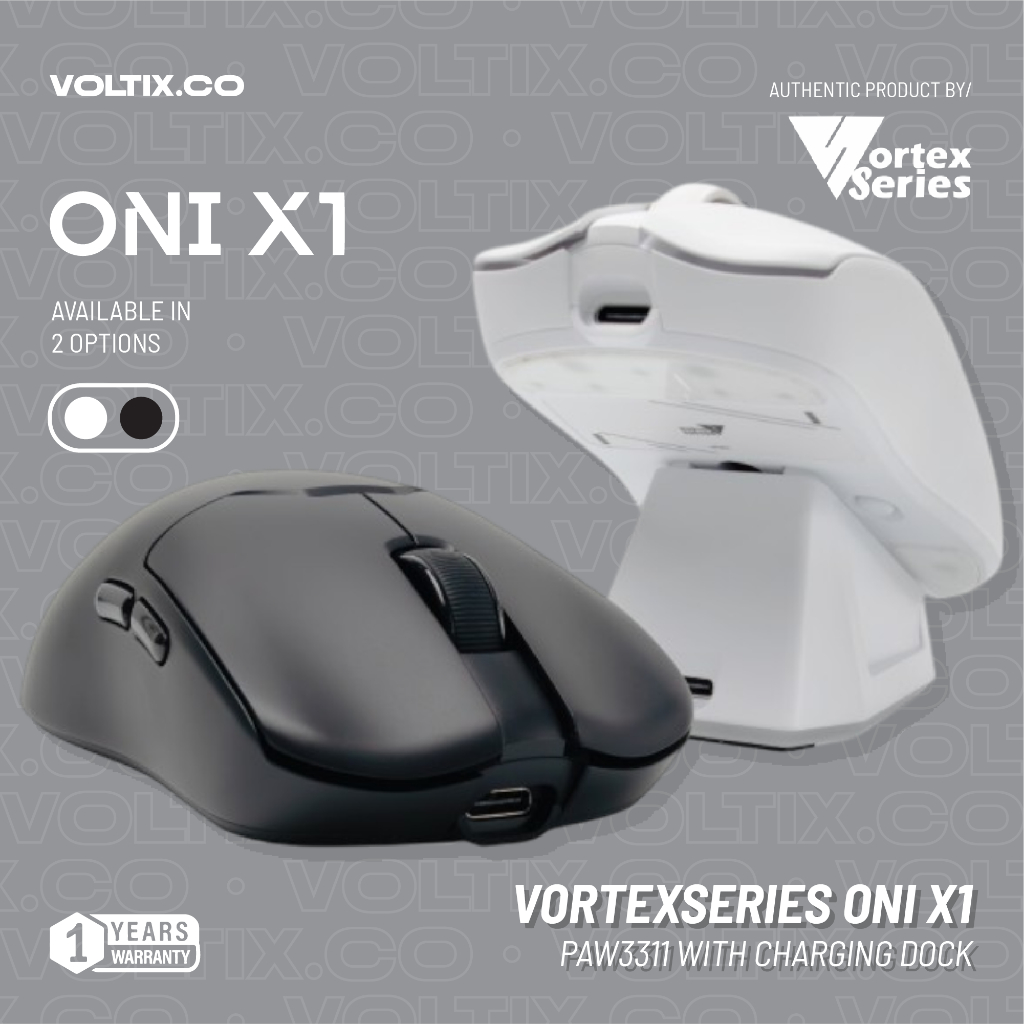 Jual Vortexseries Vortex Oni X1 Wireless Mouse Gaming 3in1 Connection With Docking PAW-3311 ...