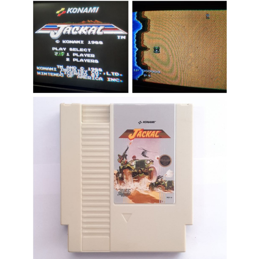 Jual Kaset Nintendo 8 Bit 72 Pin Jackal Utk NES Asian Version Spica ...