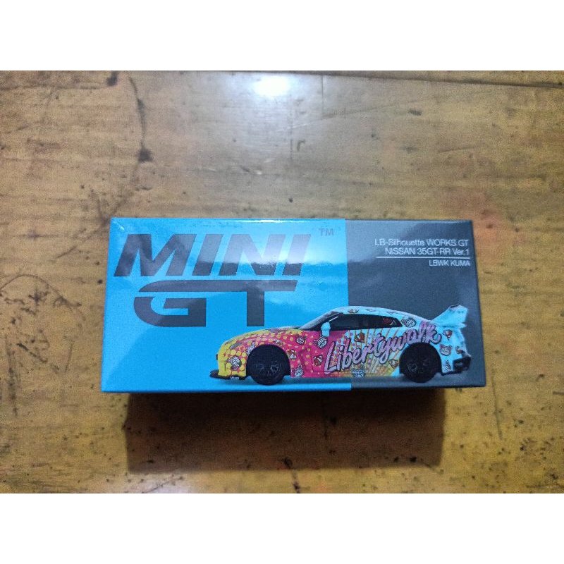 Jual mini gt nissan GTR r35 kuma lb super sillhouette sealed | Shopee ...
