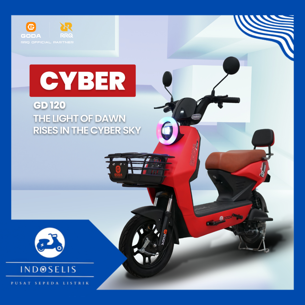 Jual Sepeda Listrik Goda 120 Cyber | Original Garansi Resmi | Shopee ...
