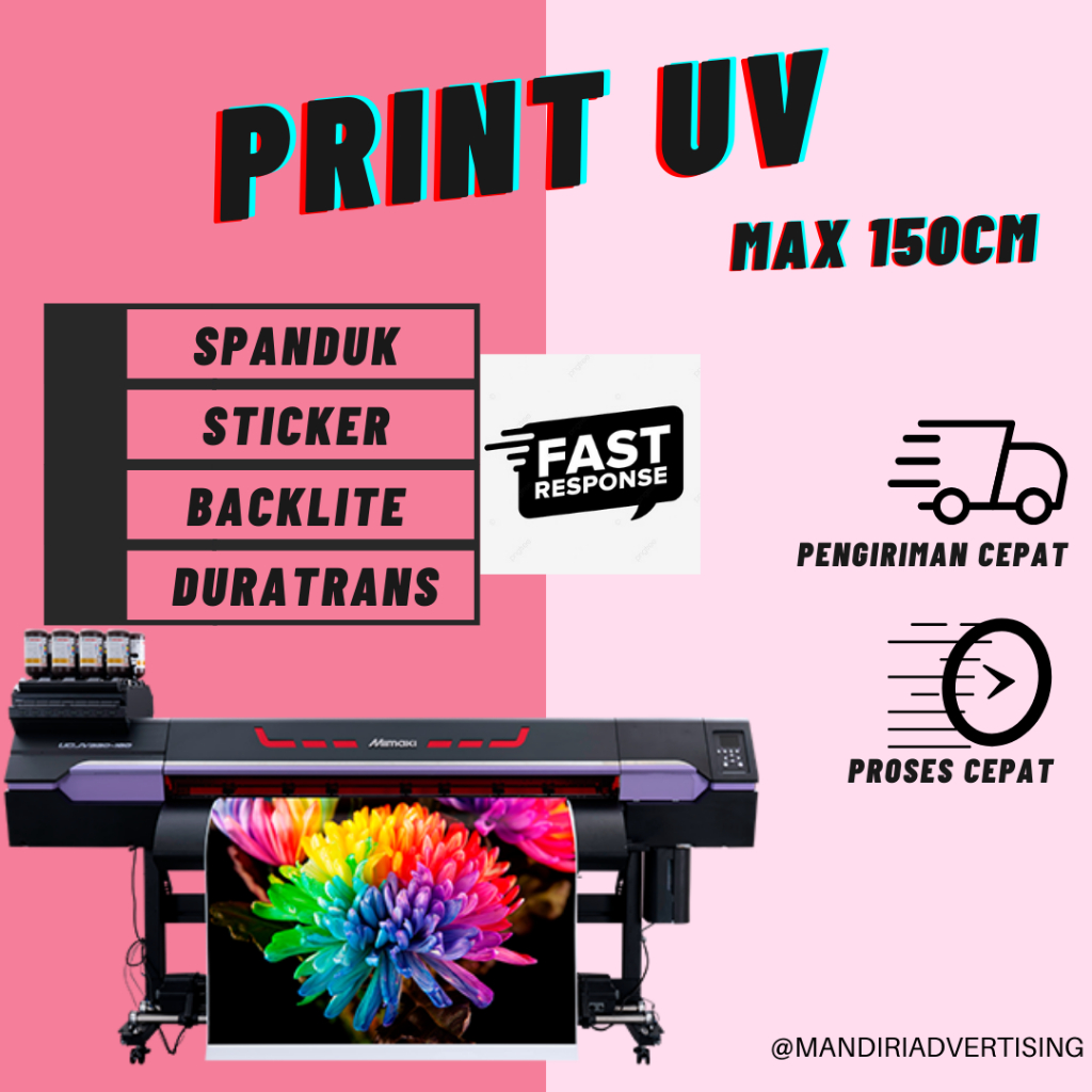 Jual Print UV - Cetak Spanduk/ Sticker/ Backlite/ Duratrans | Shopee ...