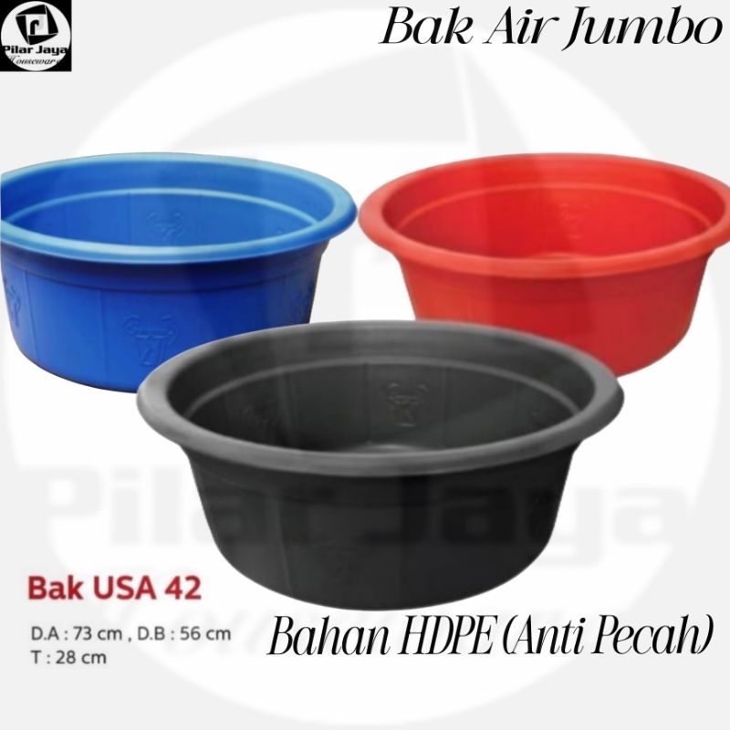 Jual Bak Air Jumbo 42 / Lebar(Anti Pecah) | Shopee Indonesia
