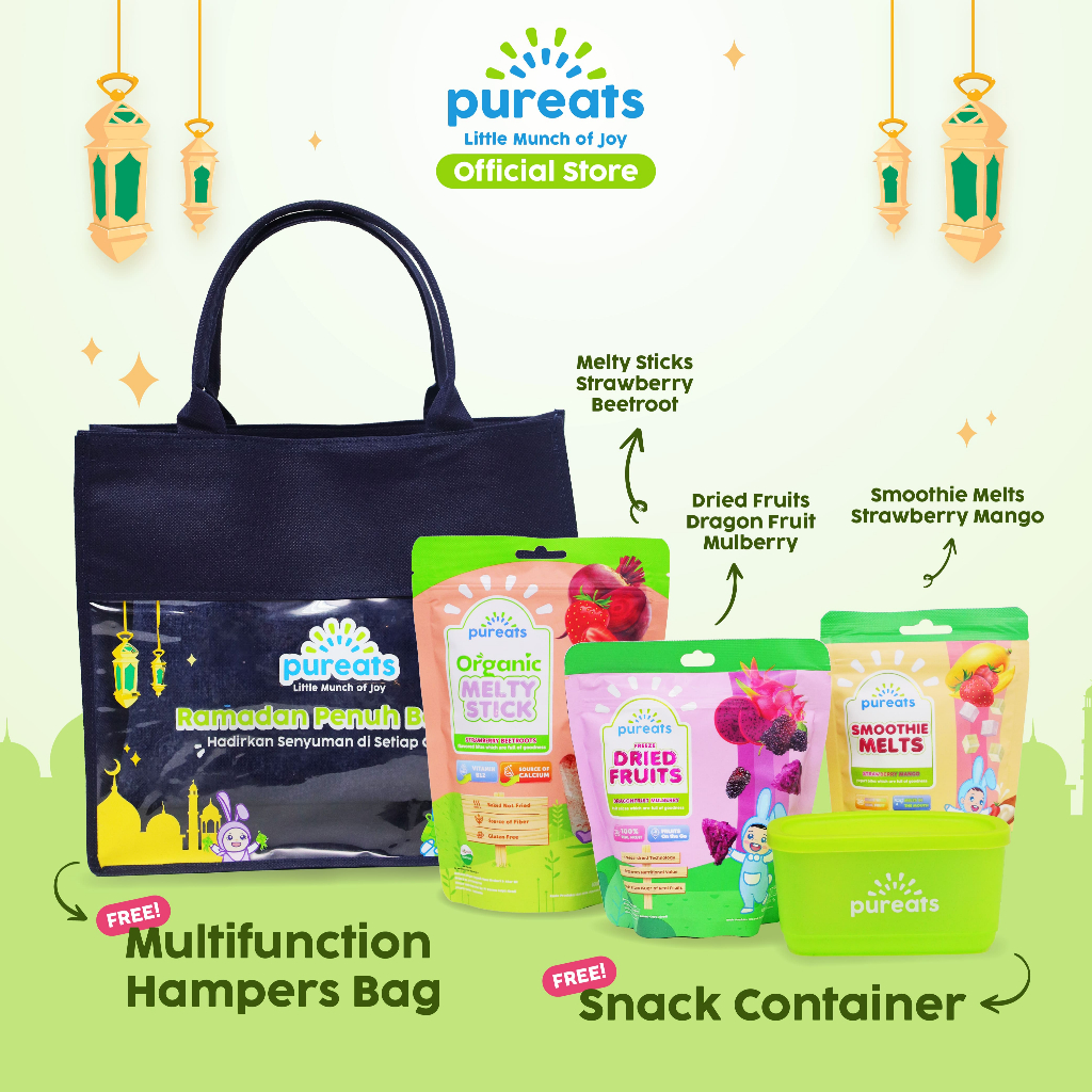 Jual Pureats Bundle/Paket - Snack/Cemilan Bayi/Baby Snack - On The Go ...