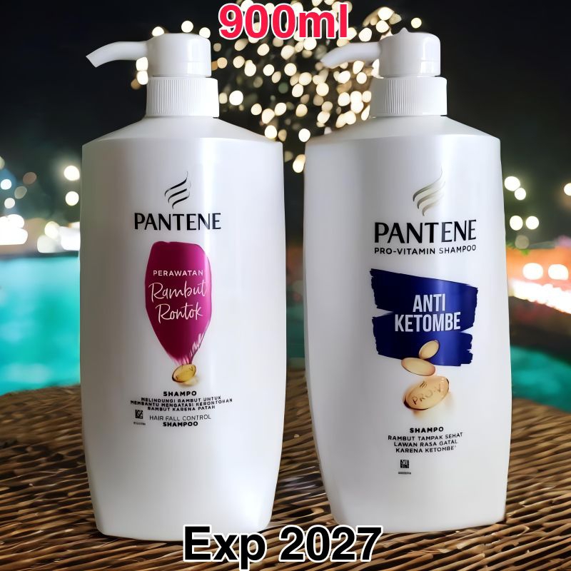 Jual PANTENE Shampoo Perawatan Rambut Rontok Anti Ketombe 900ml ...