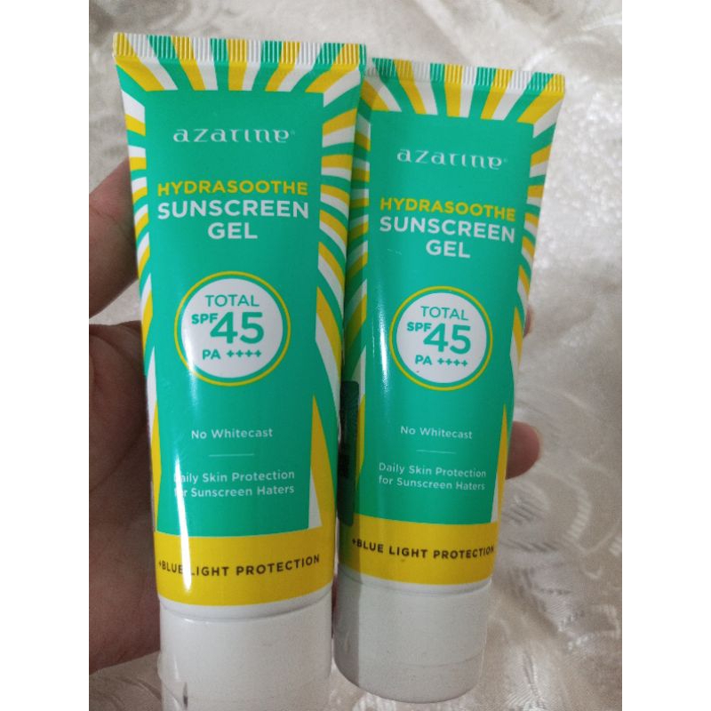 Jual AZARINE HYDRASOOTHE SUNSCREEN GEL SPF 45 P+++ 50ML | Shopee Indonesia