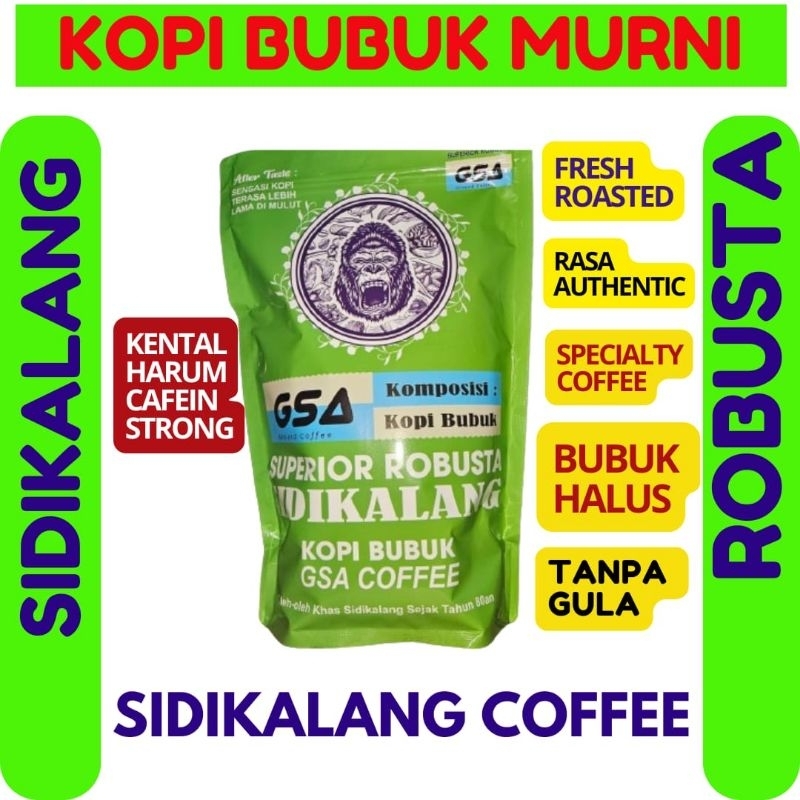 Jual Kopi Bubuk Robusta Sidikalang 1kg 1 kg Kopi Hitam Halus | Shopee ...