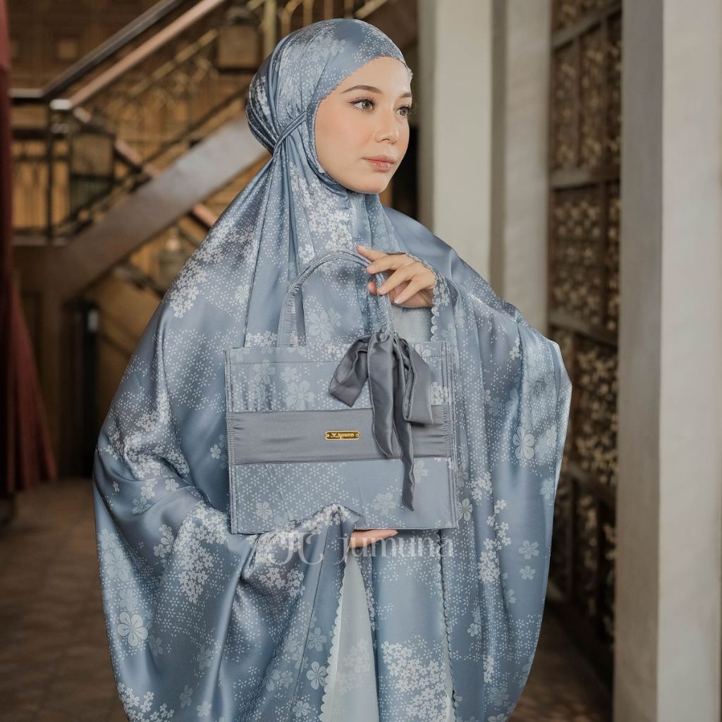 Jual Leesy.id - Mukena Dewasa Premium Silk Lasercut Pricilla | Shopee ...