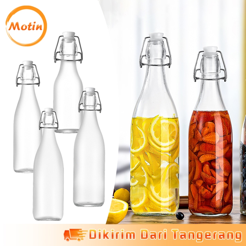 Jual 500/750ml Swing Glass Bottles / Botol Kaca Jepit / Botol Kaca ...