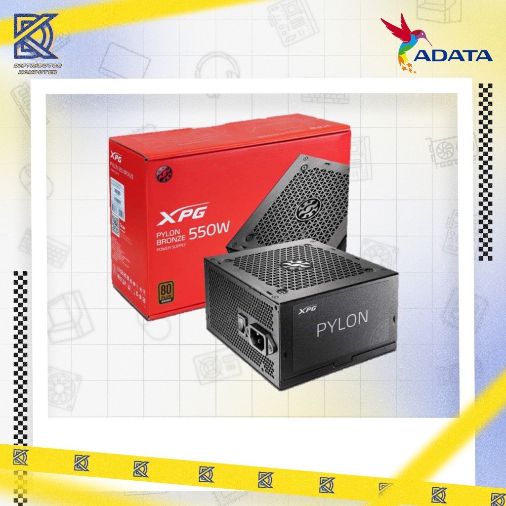 Jual ADATA PSU PYLON 550 - 550W 80+ BRONZE | POWER SUPPLY PYLON550B ...