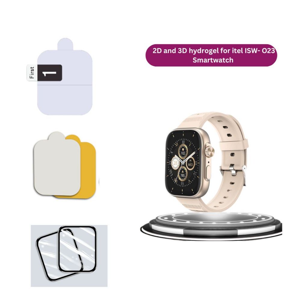 Jual 2D and 3D hydrogel for itel ISW- O23 Smartwatch | Shopee Indonesia