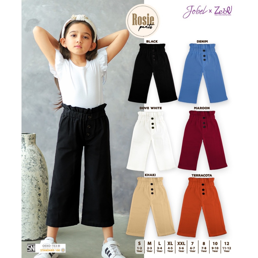 Jual Jobel x Zebe Rosie Pants (1-12 tahun) | Shopee Indonesia