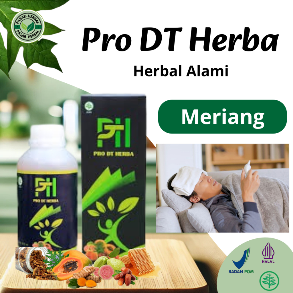 Jual Obat Meriang Batuk Pilek Biduran Herbal Dewasa Dan Anak Pro Dt ...