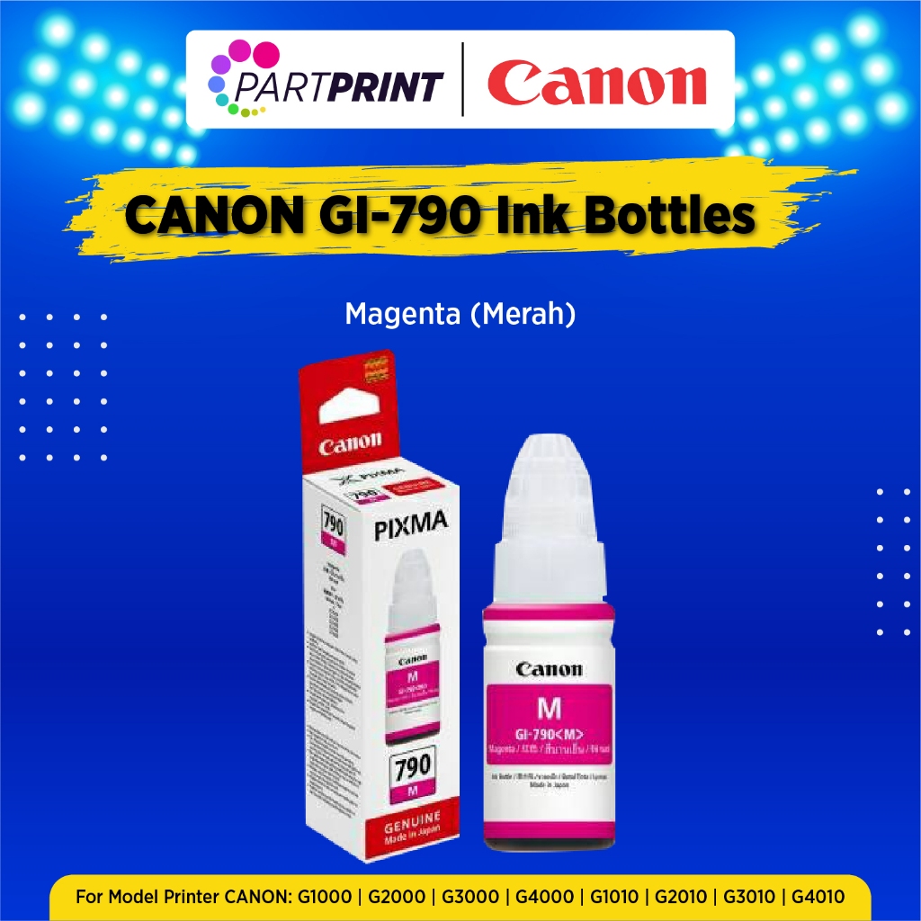 Jual TINTA PRINTER - CANON GI-790 G1010 G2010 G3010 G1000 G2000 ...