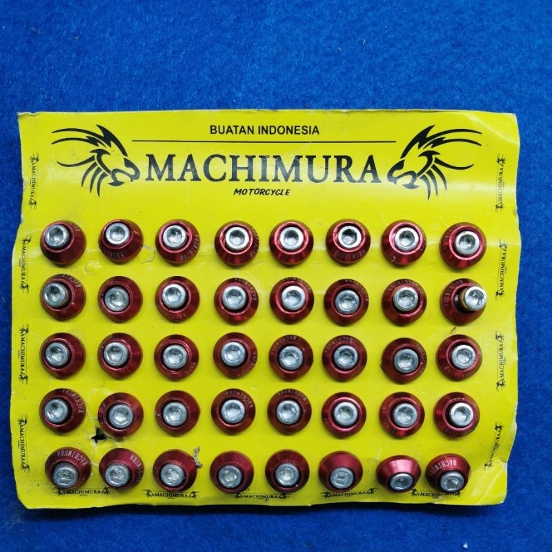 Jual Baut Plat Nomor L 10 Bahan CNC isi 40 pcs Baut dan Mur | Shopee ...