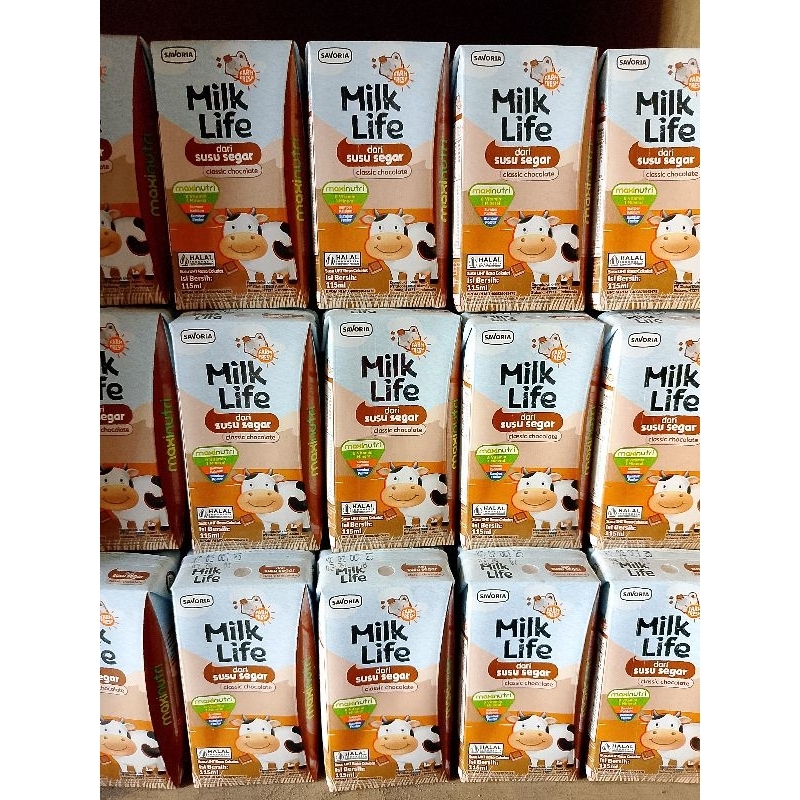 Jual Susu Cair UHT Milk Life 115 ml Paketan 5 pcs | Shopee Indonesia