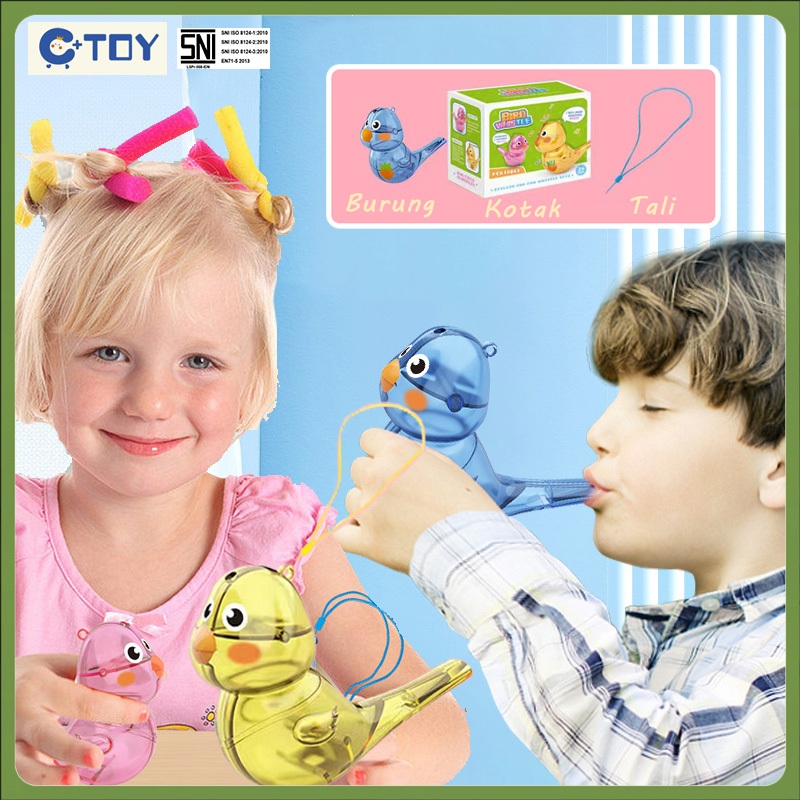 Jual Peluit Mainan Anak Anak Kreatif Suara Burung Isi Air|Karakter Lucu ...