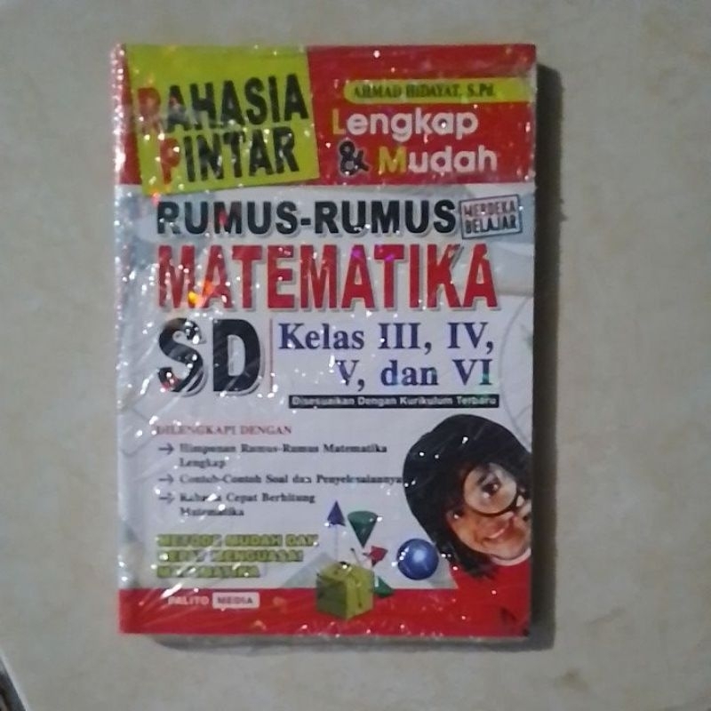 Jual RAHASIA PINTAR LENGKAP & MUDAH RUMUS - RUMUS MATEMATIKA SD/ Kelas ...
