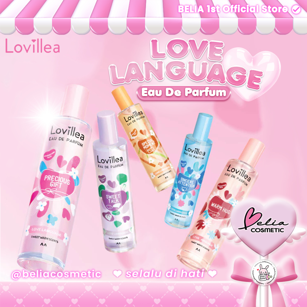 Jual BELIA LOVILLEA Love Language Eau De Parfum 100ml | Wangi Sweet ...
