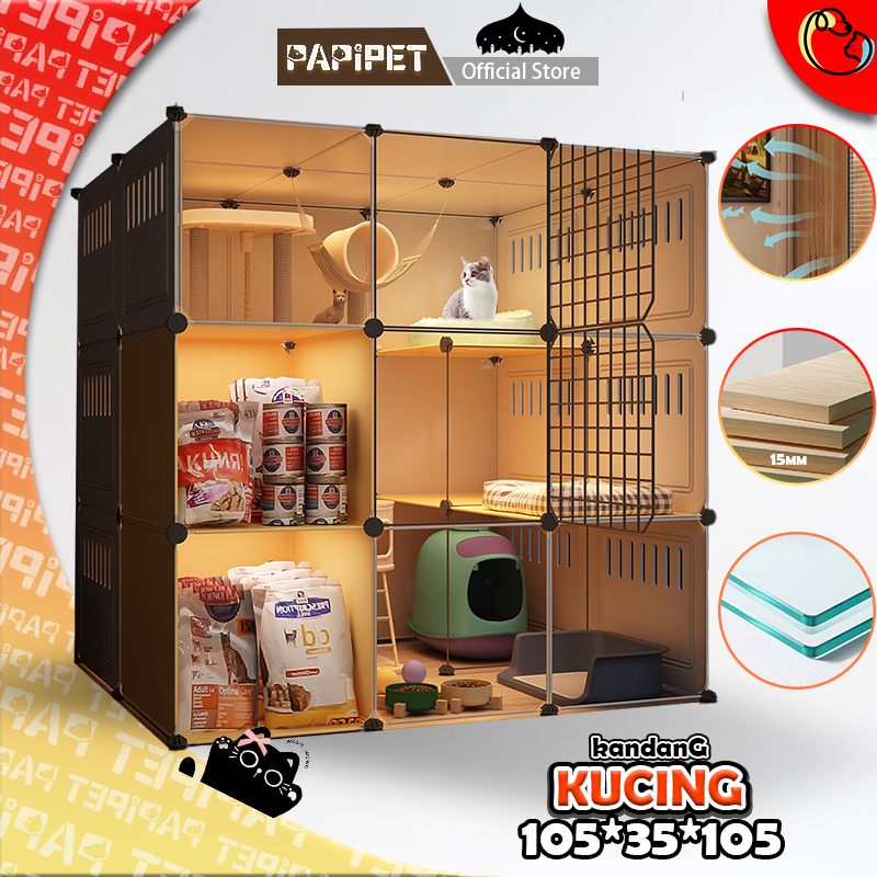 Jual Kandang Kucing Plastik Injeksi – Ruang Luas, Mudah Dipindahkan ...