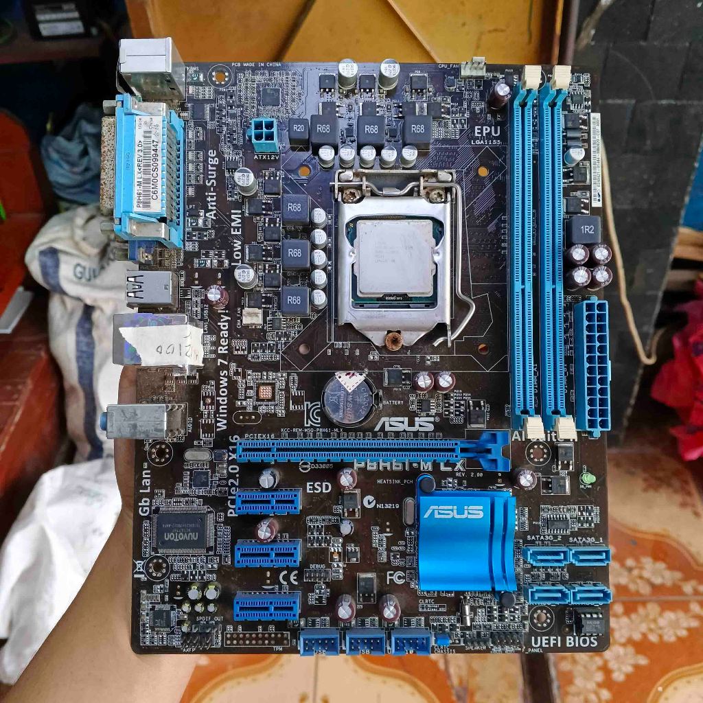 Jual Mainboard Motherboard MOBO H61 ASUS P8H61-M LX LGA 1155 DDR3 ...