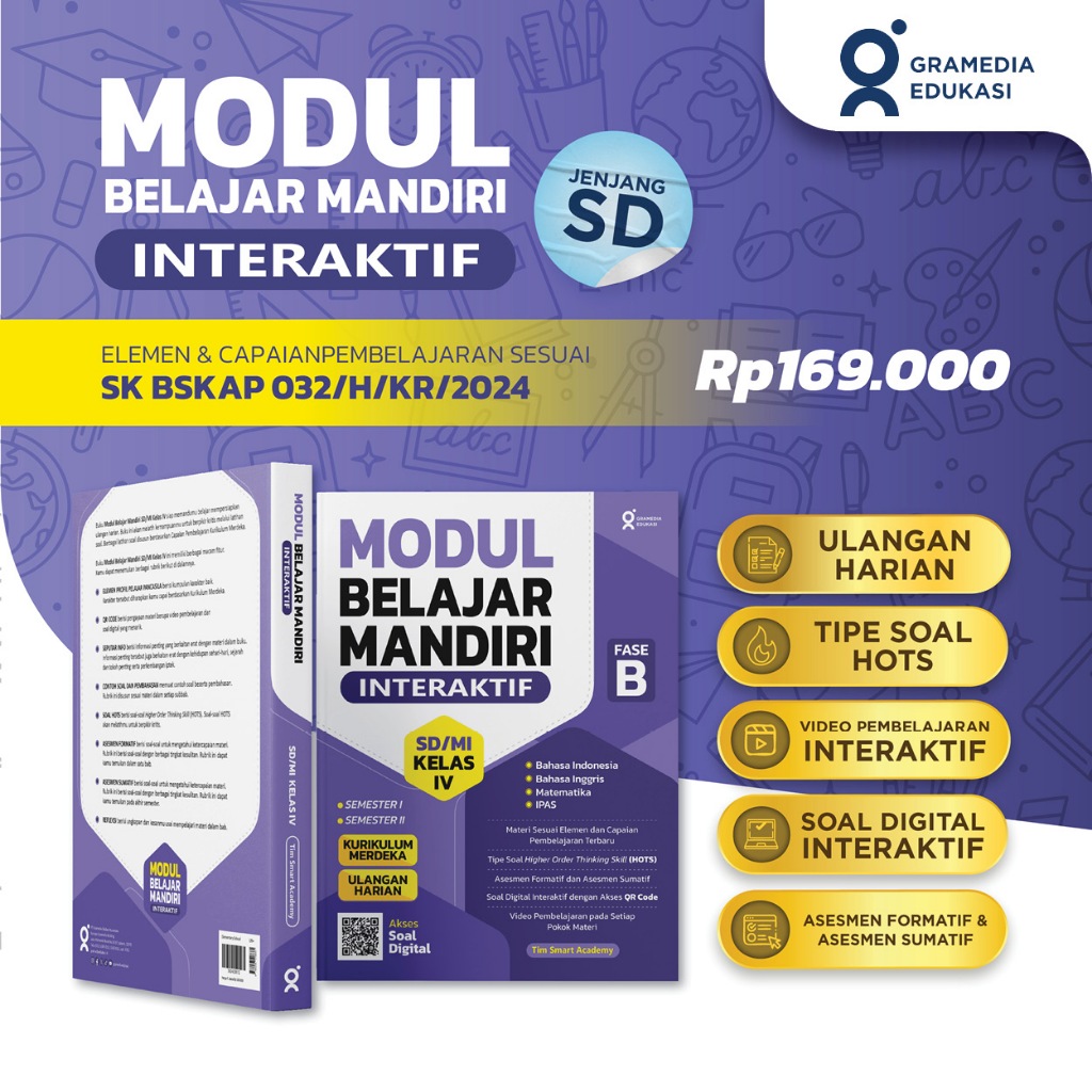 Jual MODUL BELAJAR MANDIRI SD Kelas IV | Shopee Indonesia